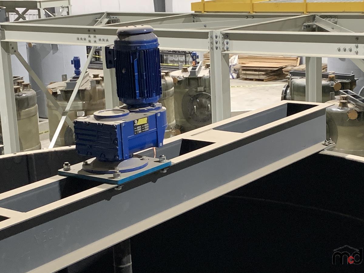 Unused Sepro Concentrate Filter Feed Tank w/ Agitator